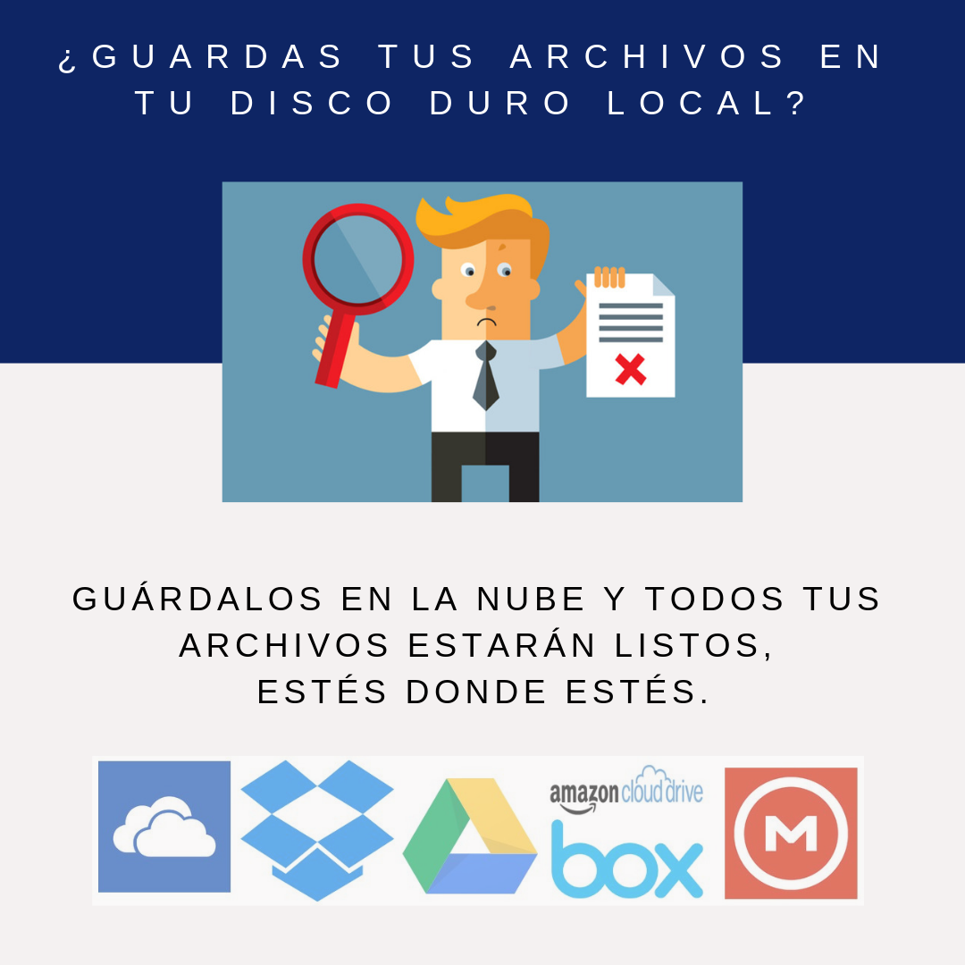 ¿Guardas tus archivos en tu disco duro local? - Blog de Netcurso